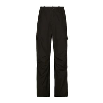 Dolce & Gabbana Schwarze Cargo Baumwollhose - - Trousers - Herren - Schwarzk - M