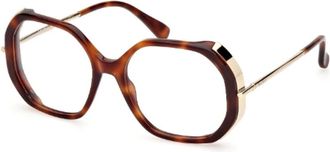 Max Mara unisex, Accessoires, Brun, Taille: 55 MM Monture optique