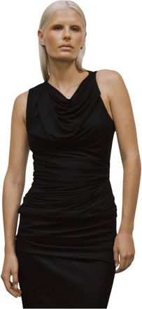 Entire studios Entire Studios, Femme, Robes, Noir, Taille: 42 FR Drape Top
