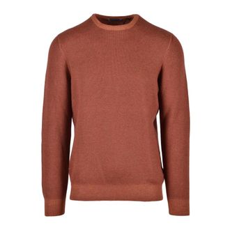 Vengera Reiner Wollpullover - - Knitwear - Herren - Braun - 2XL