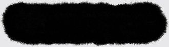 Gucci Stirnband in modernem Design aus weichem Shearling