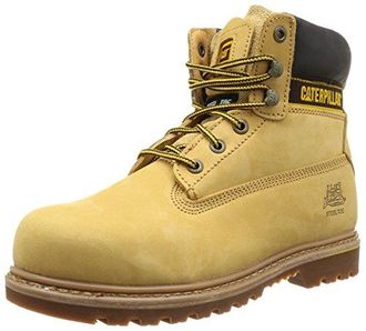 CAT Caterpillar Holton St Sb, Chaussures de sécurité homme - Jaune (Honey Reset), 41 EU