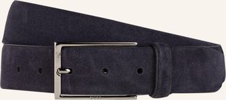 HUGO BOSS Lederg&uuml;rtel Calindo blau