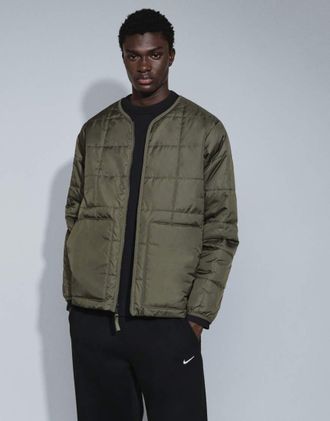 The North Face Lhotse LT isolierte Jacke in Khaki-Gr&uuml;n