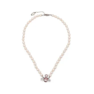 Vivienne Westwood Kitty Orb-detail Faux-pearl Necklace