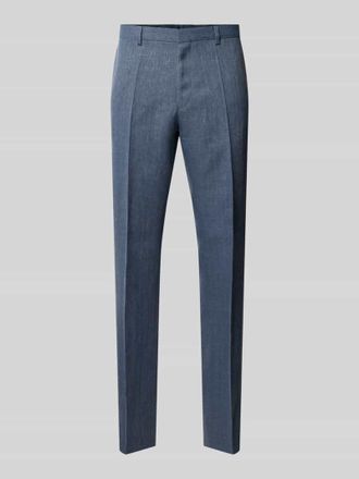 HUGO BOSS Regular Fit Anzughose aus Leinen-Mix Modell LEON