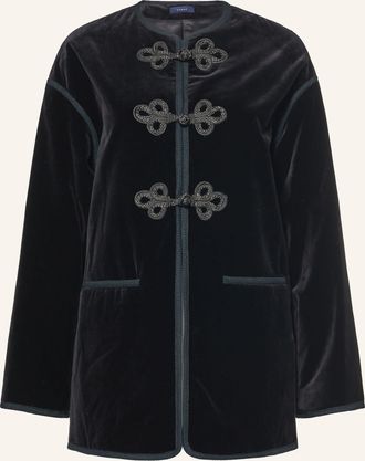 SOEUR Soeur Samtjacke Lutetia schwarz
