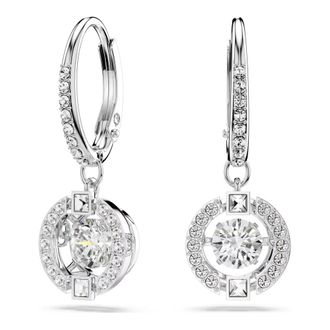 Swarovski Femme, Accessoires, Gris, Taille: ONE Size Una Drop Earrings