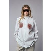 Jean Paul Gaultier Printed Blurry Roses Shirt