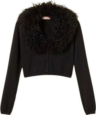 Twinset Damen, Strickwaren, Schwarzk, MGr&ouml;&szlig;e
