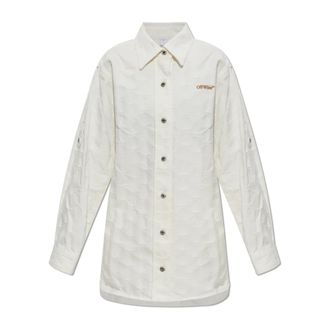 Off-white Monogram Shirt - - Blouses & Shirts - Damen - Wei&szlig; - L