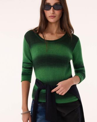 Kujten Pull cachemire col rond ajust&eacute; - Pull Semeti