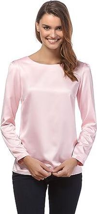 Vincenzo Boretti Chemisier, légèrement cintré, Encolure Bateau Rose S