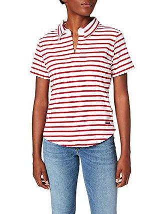 Armor Lux Polo Quille - Coton épais Blanc/Braise S