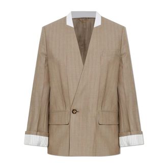 Victoria Beckham Darted Blazer - - Jackets - Damen - Beige - 2XS
