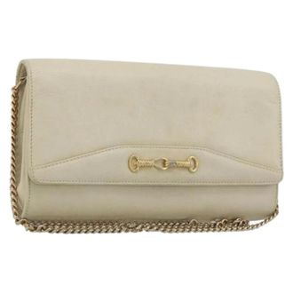 Celine Sac bandouli&egrave;re vintage Pre-owned - Femme - Pre-owned - Beige - Taille: ONE Size