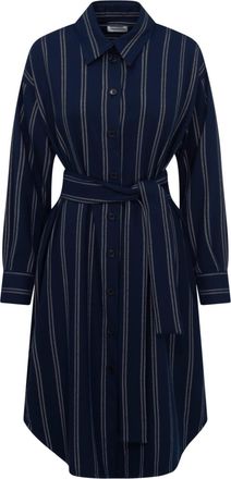 Seidensticker Damen Kleid - Fashion - Regular Fit - tailliert - Langarm,Blau,48