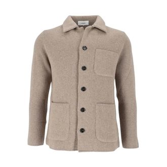 Lardini Acljm91 Cn65007A 420 Cardigan en maille - Homme - Pulls - Beige - Taille: L