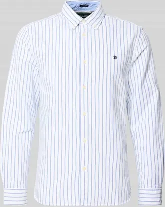 Superdry Regular Fit Freizeithemd mit Logo-Stitching