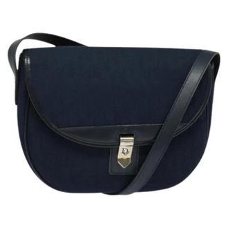 Dior Pre-owned Trotter Canvas Schultertasche - - Pre-owned - Damen - Blau - ONE SIZE