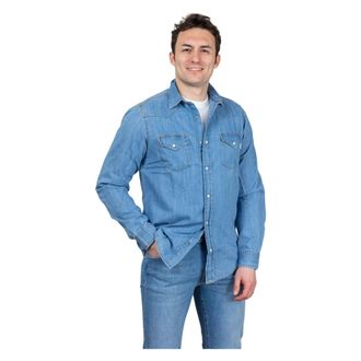 Roy Rogers Homme, Chemises, Bleu, Taille: M Sky Stone Martin Shirt