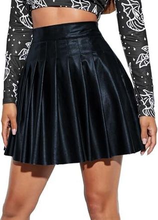 Generic Jupe Longue Boutonnée Devant Simili Plissee Plage Ecoliere Fourreau 2 Fente Matelassée Intégrée Pull Ouverte Corset Country Canard Japonaise Cancan Fl