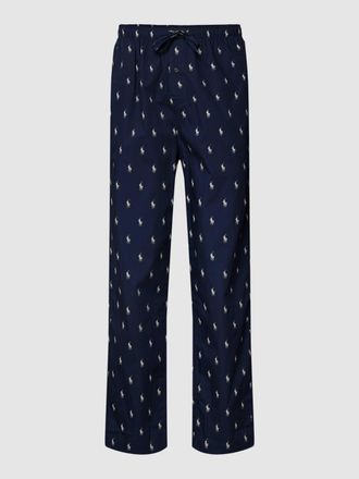 Ralph Lauren Pyjama-Hose mit Allover-Logo Modell WOVEN