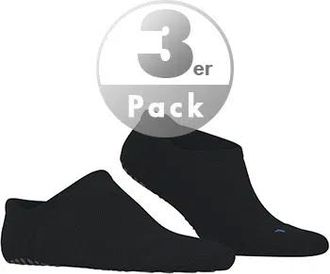 Falke Herren Sneakersocken schwarz Mikrofaser unifarben