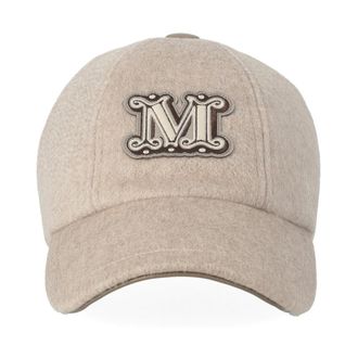 Max Mara Durante Baseball Cap - - Accessories - Damen - Beige - 57 CM
