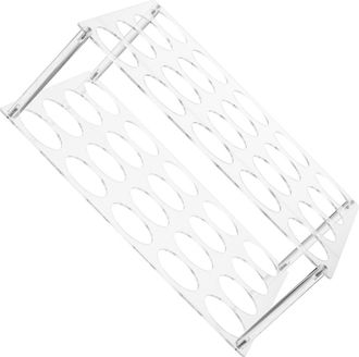 Garneck Acryl Vinyl Roll Organizer Aufbewahrungsst&auml;nder f&uuml;r Bastelpapier Rollenhalter Leicht zu Montierendes Vinyl Roll Rack zur Ordentlichen Aufbewahrung von