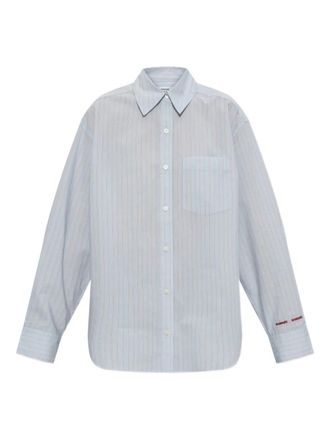 Sams&oslash;e & Sams&oslash;e chemise Salova ray&eacute;e &agrave; poche - Bleu