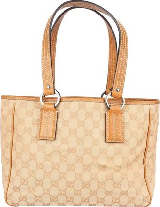 Gucci Crossbody Bags - Gucci GG Monogram Handbag - Gr. unisize - in Braun - f&uuml;r Damen
