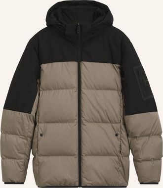 HUGO BOSS Daunenjacke Block Mit Abnehmbarer Kapuze gruen