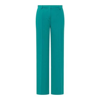 Pinko Bundfalten Straight Hosen - - Trousers - Damen - Gr&uuml;n - 2XL