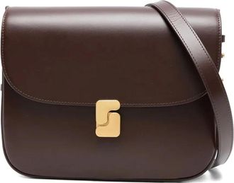 SOEUR Soeur, Femme, Sacs, Brun, Taille: ONE Size Sac embl&eacute;matique Bellissima Maxi en chocolat