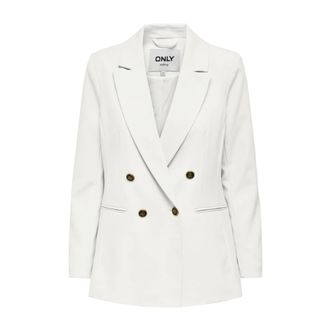 Only Life Long Sleeves Fit Blazer Damen - - Jackets - Damen - Wei&szlig; - M