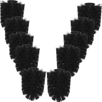 TOPBATHY 10 Stück Steife Borsten für Gründliche Einfache Installation Bürstenköpfe für Bad und Gäste Wc