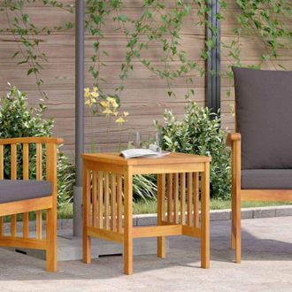 vidaXL Vidaxl - Table dappoint Marron Bois dacacia massif