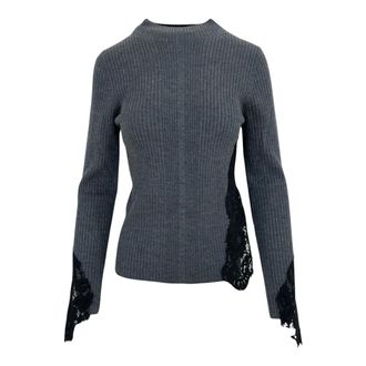 Pinko Pinko, Femme, Pulls, Gris, Taille: 38 FR Maglia in lana