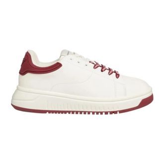 Emporio Armani Wei&szlig;e Low-Top-Sneakers X3X024Xn001U167 - - Shoes - Damen - Wei&szlig; - 41 EU