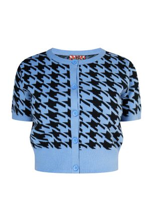 Mymo Strickjacke Damen blau