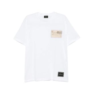 Brioni T-Shirt mit Grafikprint - - Tops - Herren - Wei&szlig; - 2XL