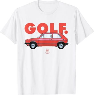Volkswagen Golf GTI Mk1 Rot Retro T-Shirt