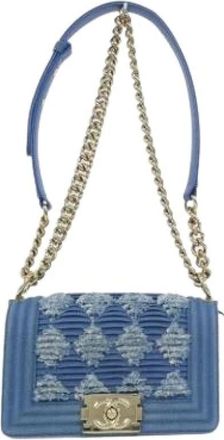 Chanel Sac bandouli&egrave;re vintage doccasion - Femme - Pre-owned - Bleu - Taille: ONE Size