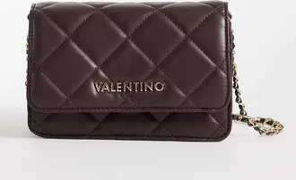 Valentino sac bandouli&egrave;re matelass&eacute; ocarina marron fonc&eacute;