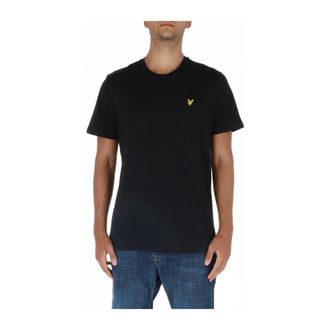 Lyle & Scott Homme, Tops, Noir, Taille: M T-Shirt