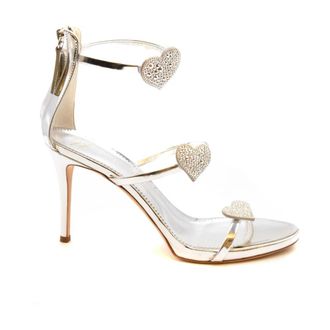 Giuseppe Zanotti Sandalen mit hohem Absatz - - Shoes - Damen - Grau - 41 EU
