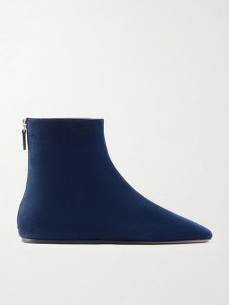 Le Monde Beryl Bottines En Daim Luna - Bleu