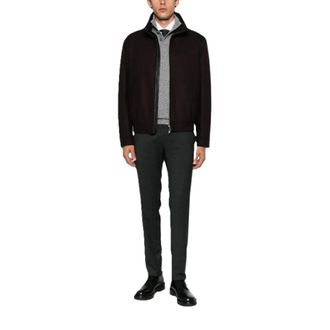 Brioni Homme, Vestes, Violet, Taille: XL Bomber Jacket
