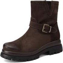 Queen Helena Bottines Biker Bottes basses pour femme X33-95, marron, 37 EU